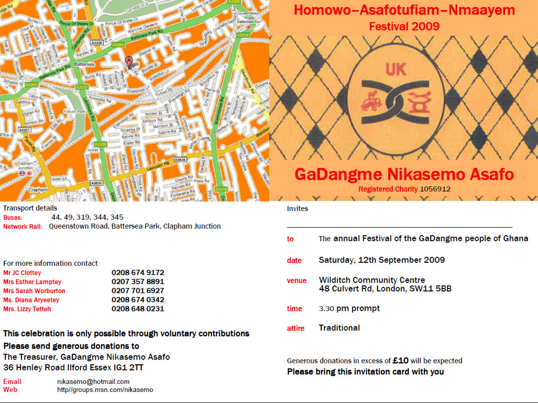 Homowo–Asafotufiam–Nmaayem-Festival 2009 • Ade Sawyerr